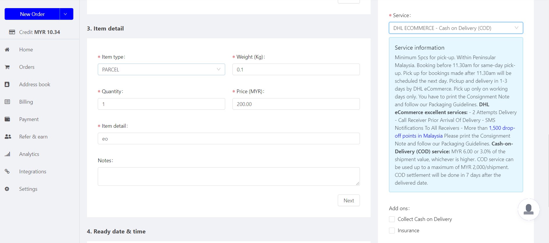 Cash On delivery (COD) Malaysia. Flash Express NinjaVan J&T Express DHL ...